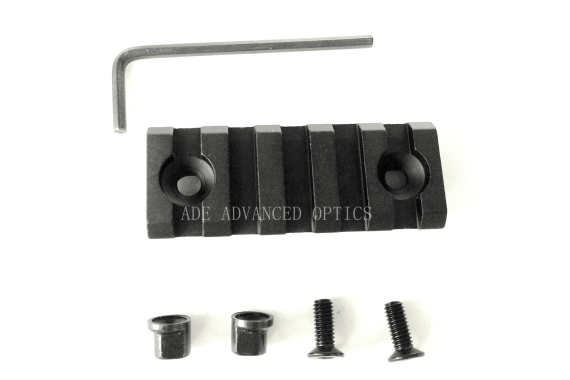 5 Slots 2 inch KeyMod 1913 Picatinny Rail Section Mil Spec H