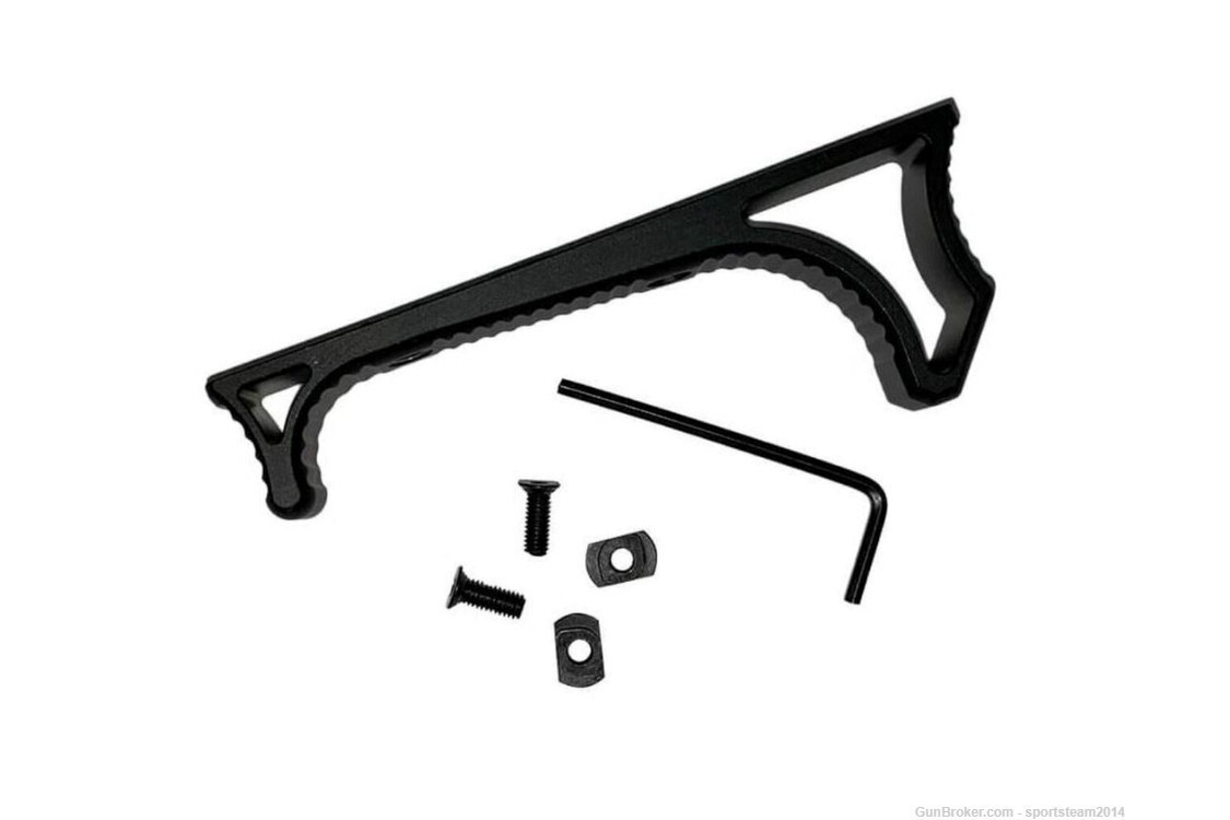 Curved Angled Foregrip Fore Grip Fits M-LOK Mlok Rail/Handga