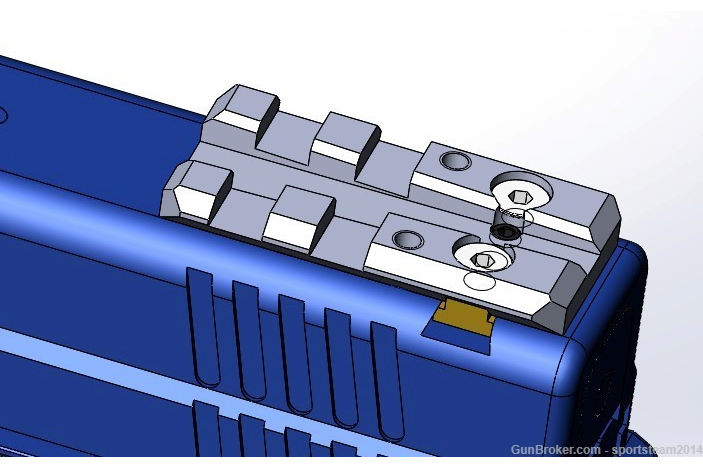 Red Dot Mount Plate Picatinny Rail Mount for Taurus GX4,G3C,