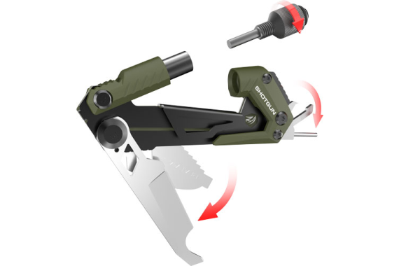 Real Avid Core Gun Tool Shtgun - Carry Multi-tool Carabiner