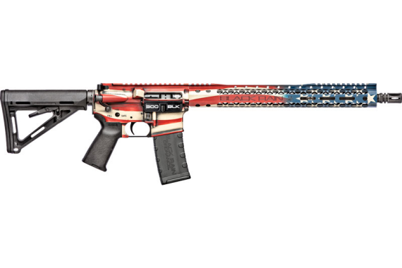 Black Rain Spec+ Patriot Rifle - 300blk 16" American Flag 30