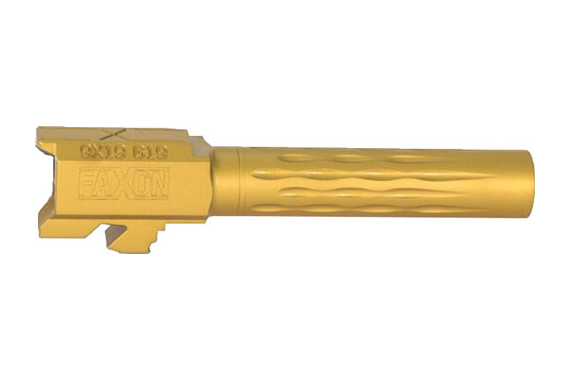 Faxon Fits Glock 19 Barrel 9mm - Flame Fluted Non Threaded T