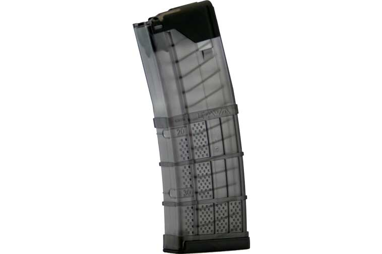 Lancer Magazine L5awm Ar-15 - .300blk 30rd Translucent Smoke