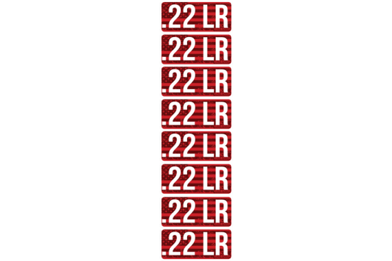 Mtm Ammo Caliber Labels .22lr - 8-pack for Sale
