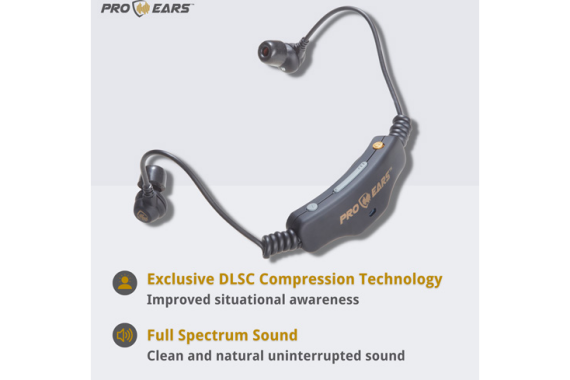 Pro Ears Stealth 28 Ht Ear - Muff Electronic Green for Sale