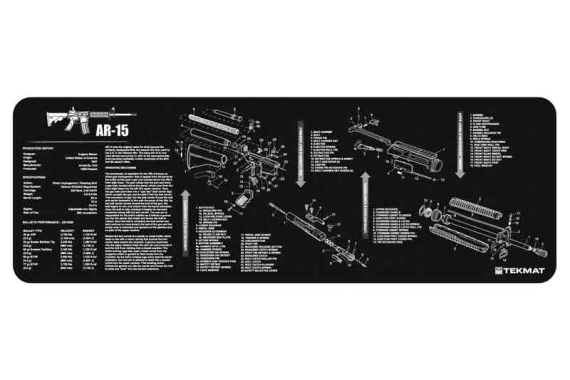 Tekmat Armorers Bench Mat - 12"x36" Ar-15 Black for Sale