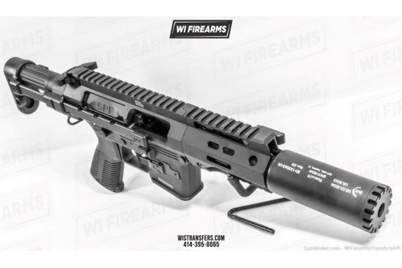 B&T SPC9 PDW, SBR, 9mm, 30-rd, 4.5", Integral Suppressor