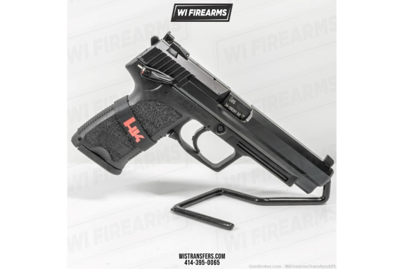 HK USP Expert V1, Black, 9mm Luger, (2) 15-rd Mags, 4.25" fo