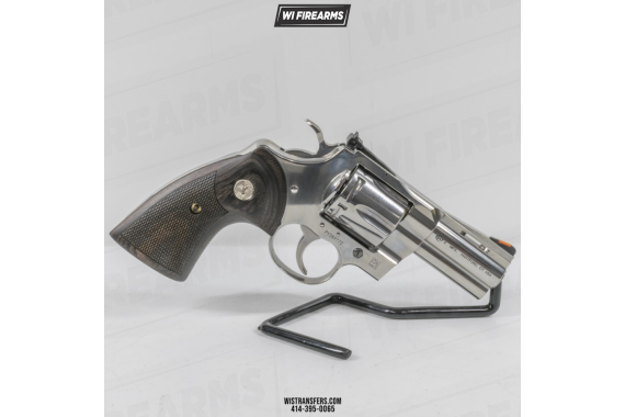 Colt Python, Stainless, .357 Magnum, 6-Shot, 3" Barrel for S