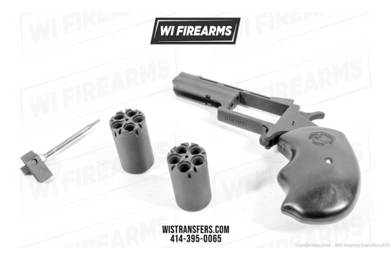 NAA Black Widow Mini Revolver, 2" Barrel with Conversion Cyl