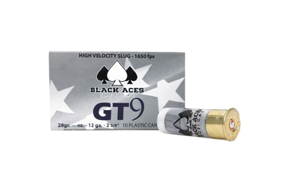 Black Ace Tactical Gt9 Slugs 12 Ga. 2 3-4 In. Oz. 10 Rd. for